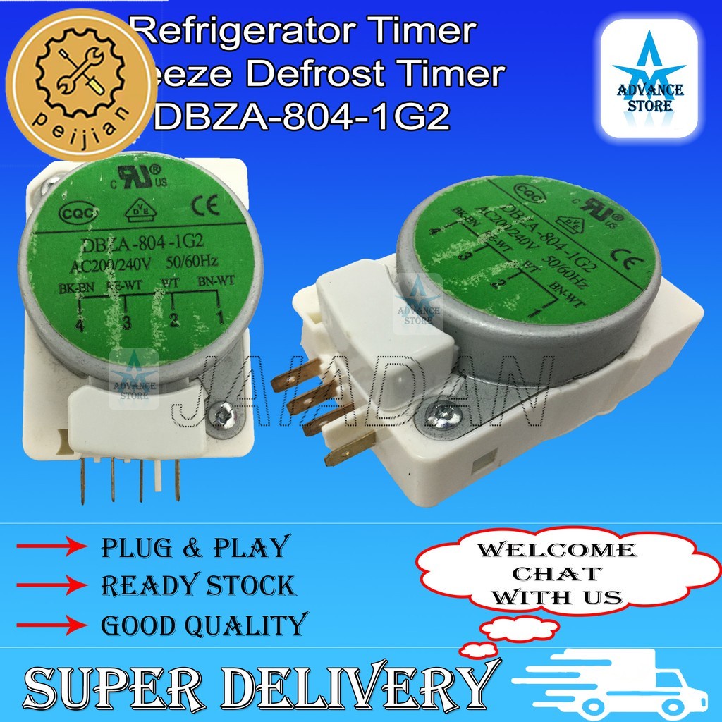Refrigerator Timer Freeze Defrost Timer Toshiba DBZA-804-1G2 Timer Peti ...
