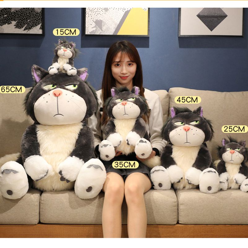 Disney Cat Lucifer Plush Toy Cinderella Bad Cat Lucifer Plush Toy Soft ...