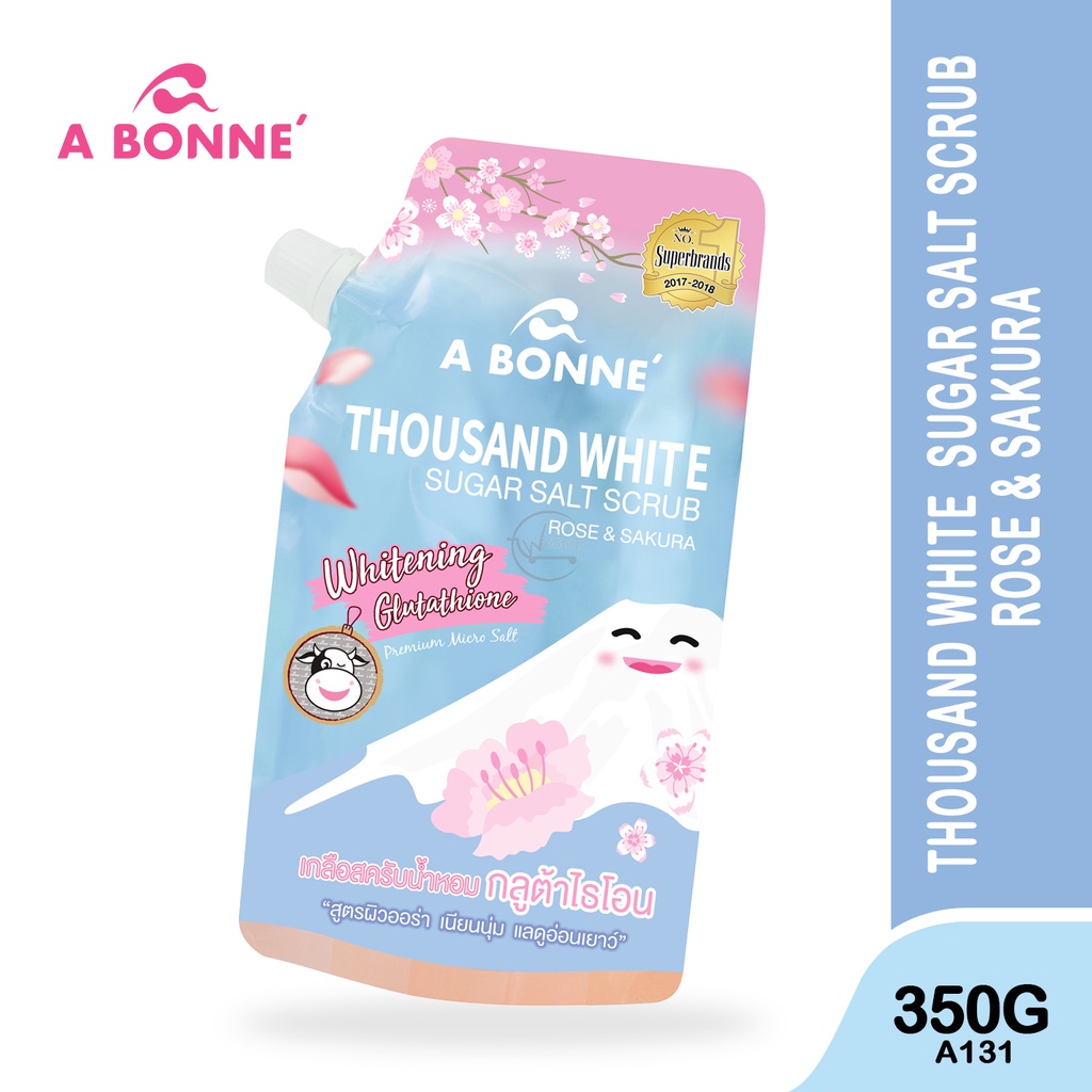 Abonne Silky Salt Scrub Whitening Scrub 350G Body Care Sugar Bright ...