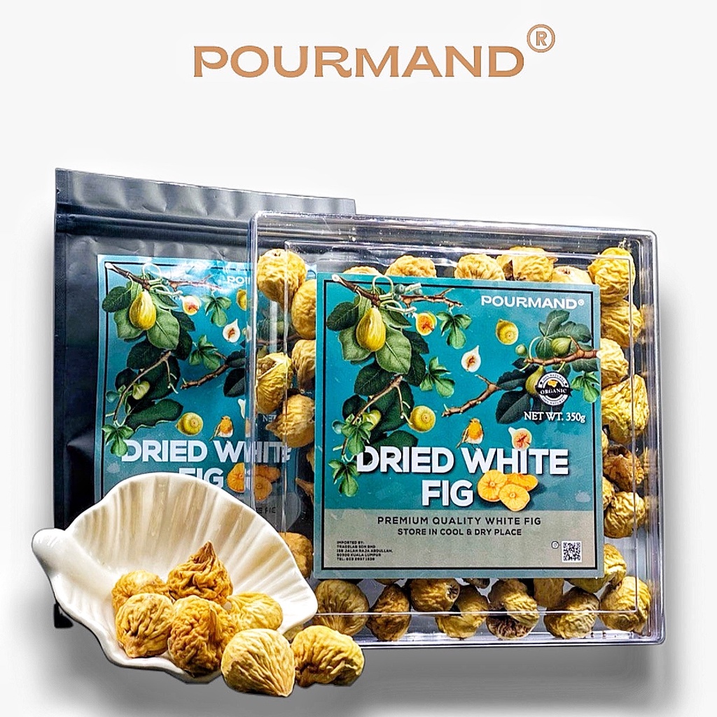 POURMAND Certified Dried white Fig (110g/350g) | Shopee Philippines