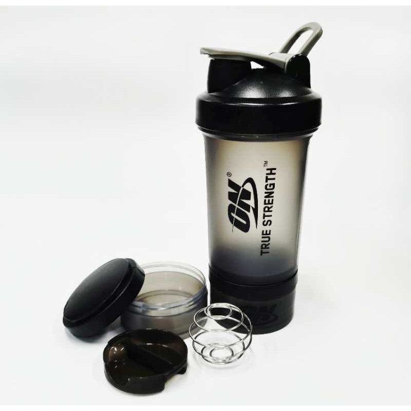 Optimum Nutrition True Strength Protein Shaker Bottle Cup 450ml ...