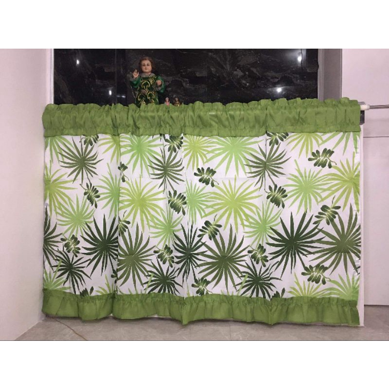 Lababo kitchen curtain(forest design) | Shopee Philippines