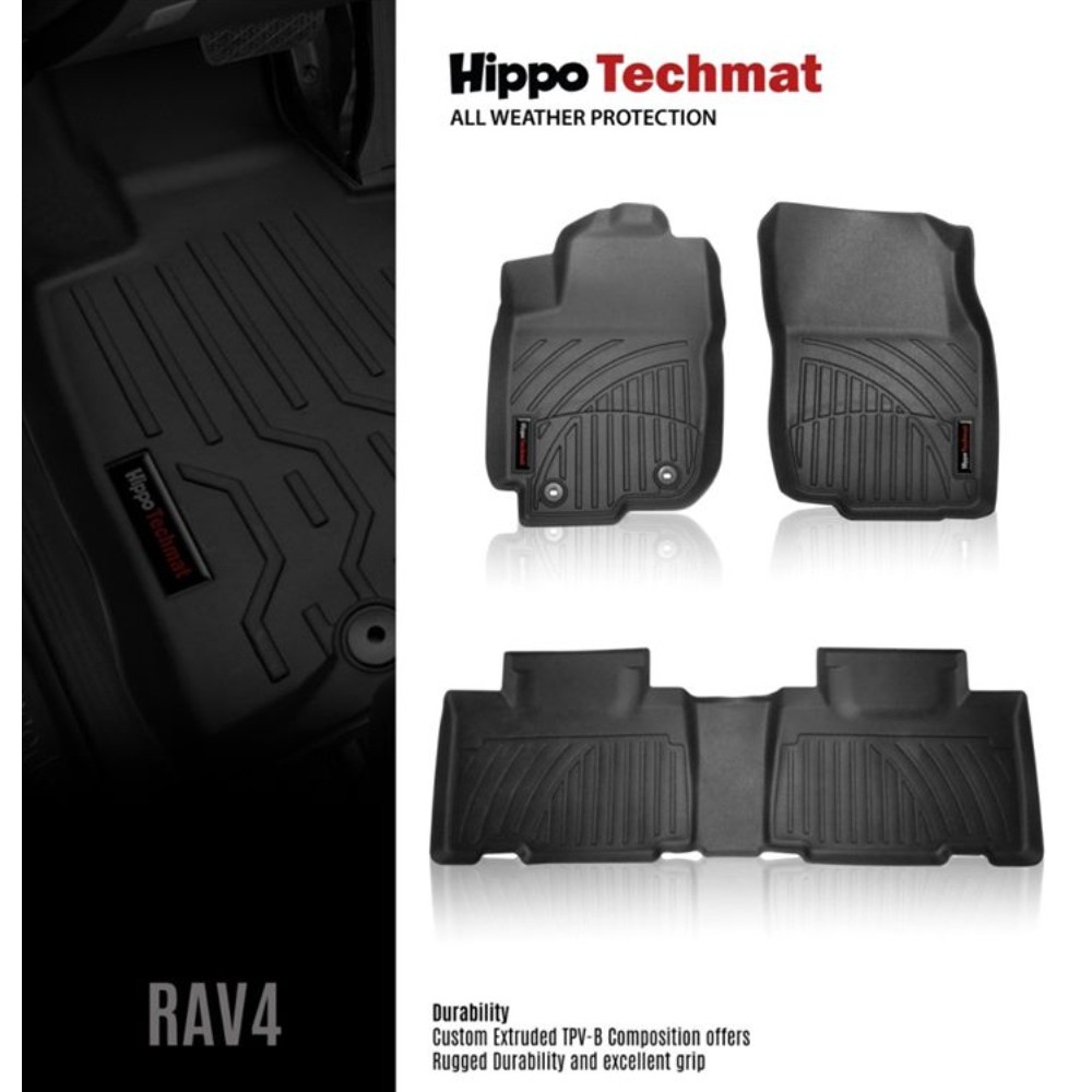 Toyota Rav 4 2019 to 2025 Hippo Techmat Pro Serries Deep Dish Floor ...