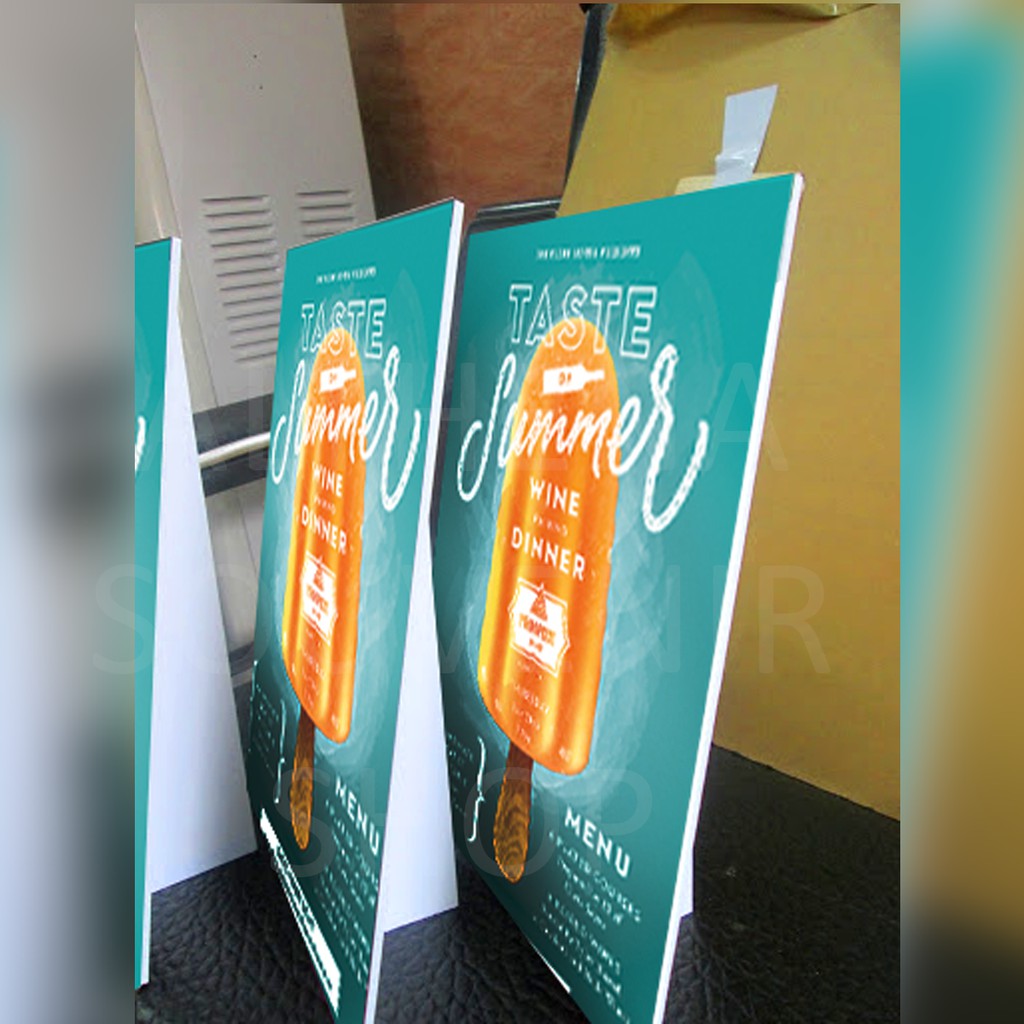 Sintra board/ Menu board / Table top Menu / Printed Menu / A4 size menu ...