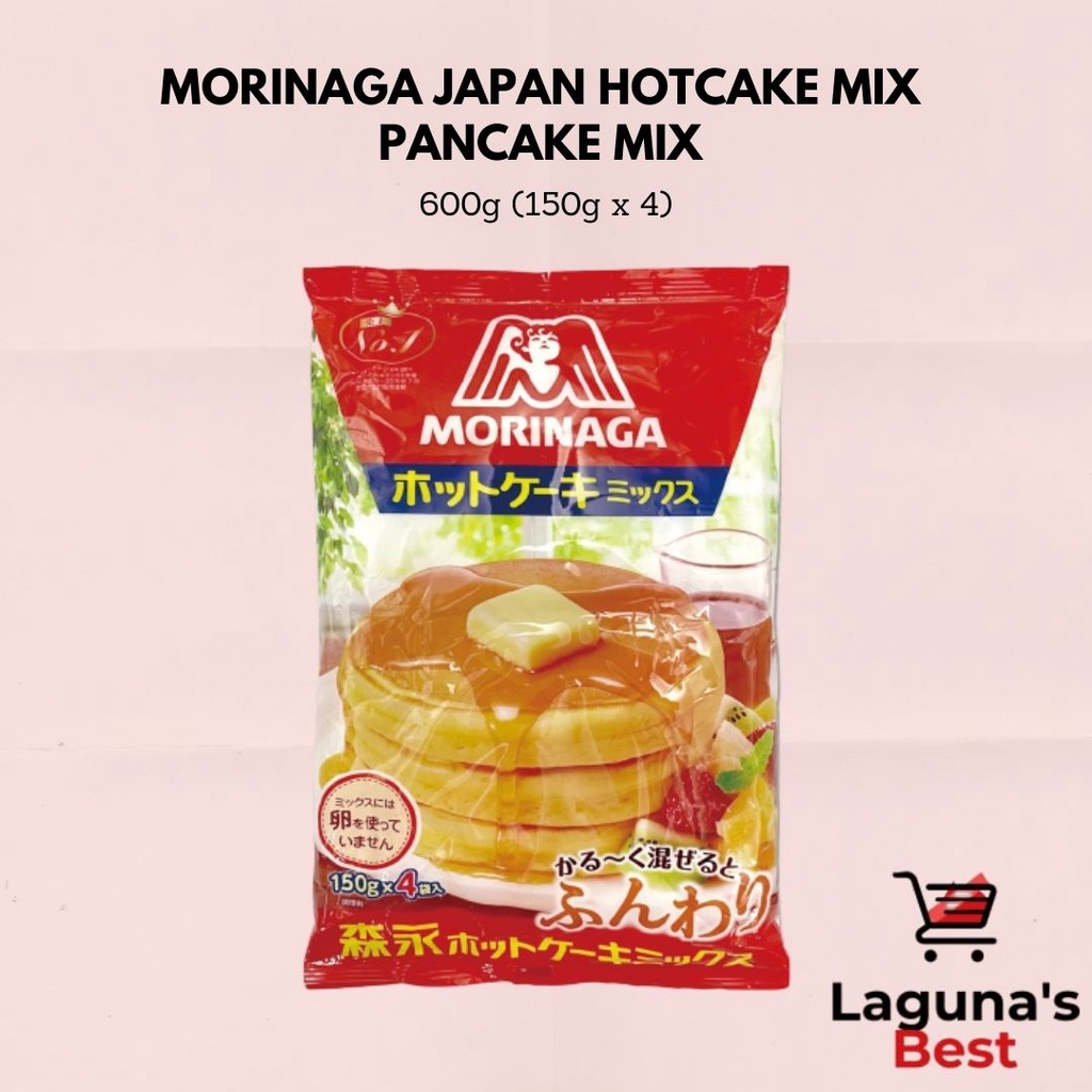 Morinaga Japan Hotcake Mix Pancake Mix, 600g (150g x 4), 300g (150gx2) | Shopee Philippines