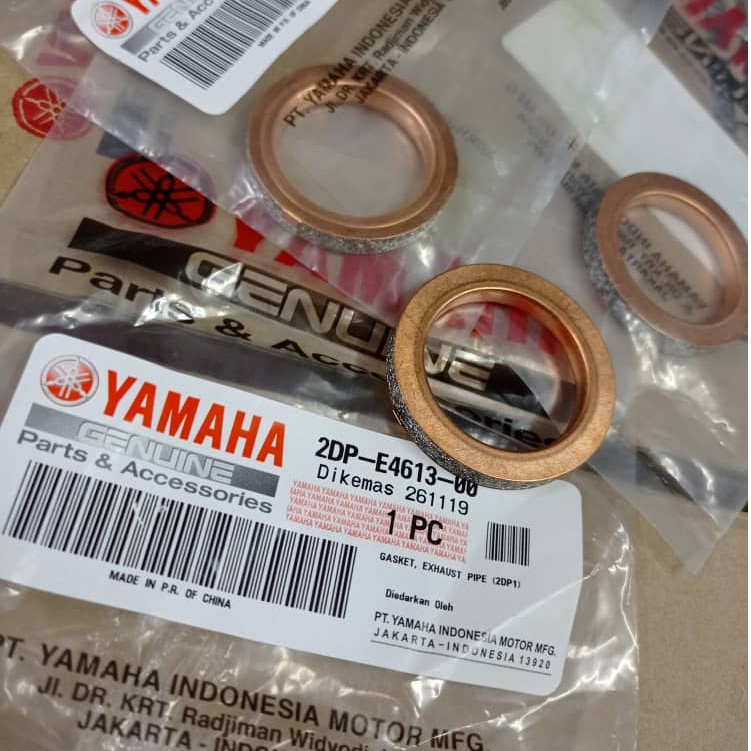 R1 B12 2DP-E4613-00 BK7-E4613-00 YAMAHA GENUINE exhaust gasket NMAX ...