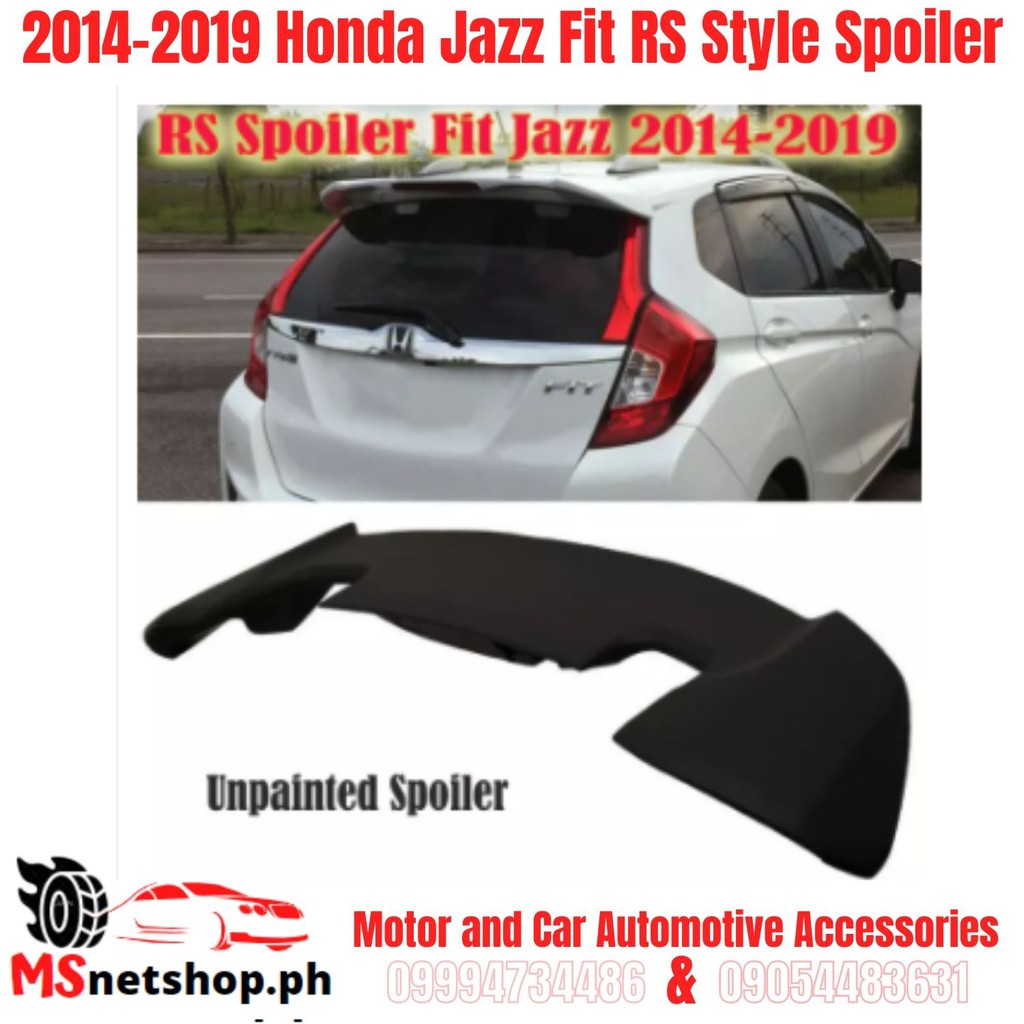 2014-2019 Honda Jazz Fit RS Style Spoiler Fit/Jazz Rear Wing Tail GK5 ...