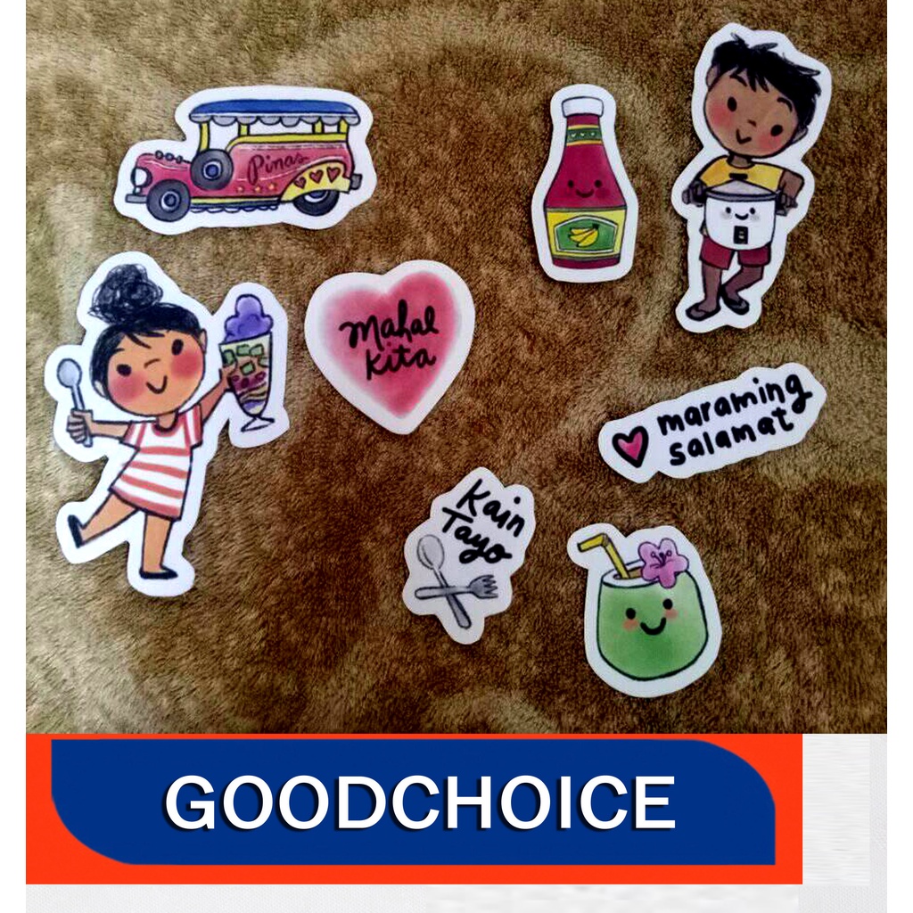 DIY STICKER FLAKES KIKIS DELIVERY AND MAHAL KITA Pilipinas ♥COD♥ ...