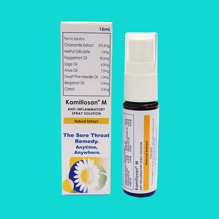 KAMILLOSAN Throat Spray Solution 15mL | Shopee Philippines