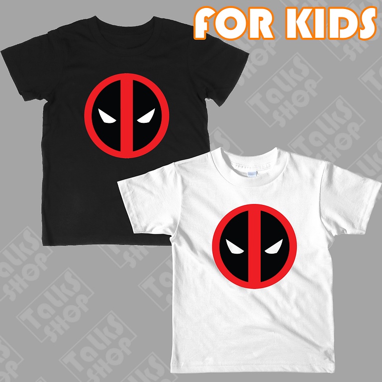KIDS SHIRT PAMBATA ASSORTED DESIGN DEADPOOL SHIRT / SPIDERMAN / IRONMAN ...