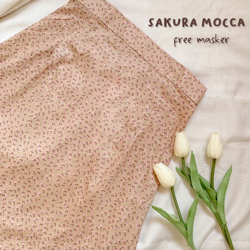 Ghamara • Qei skirt (sakura mocca) | Shopee Philippines