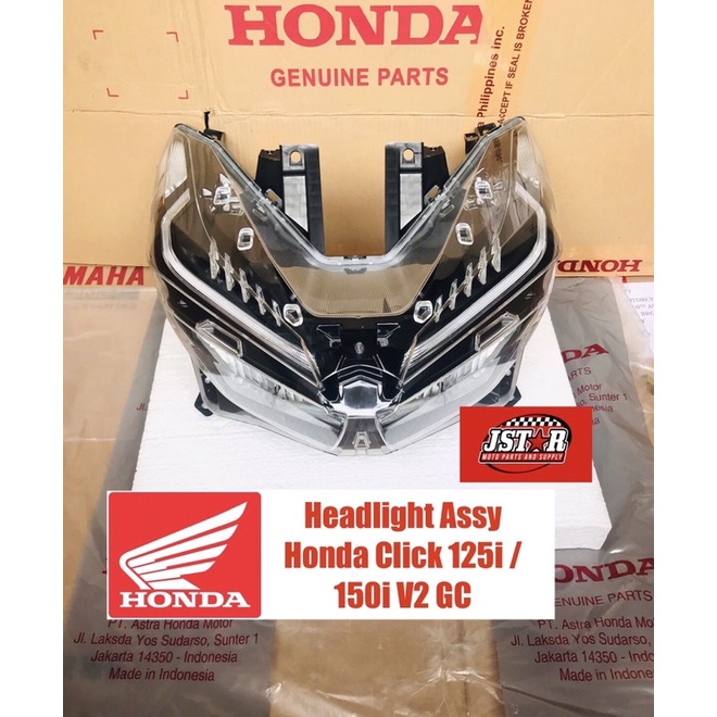 HEADLIGHT ASSY HONDA CLICK 125i 150i V2 (GC )HONDA GENUINE PARTS ...