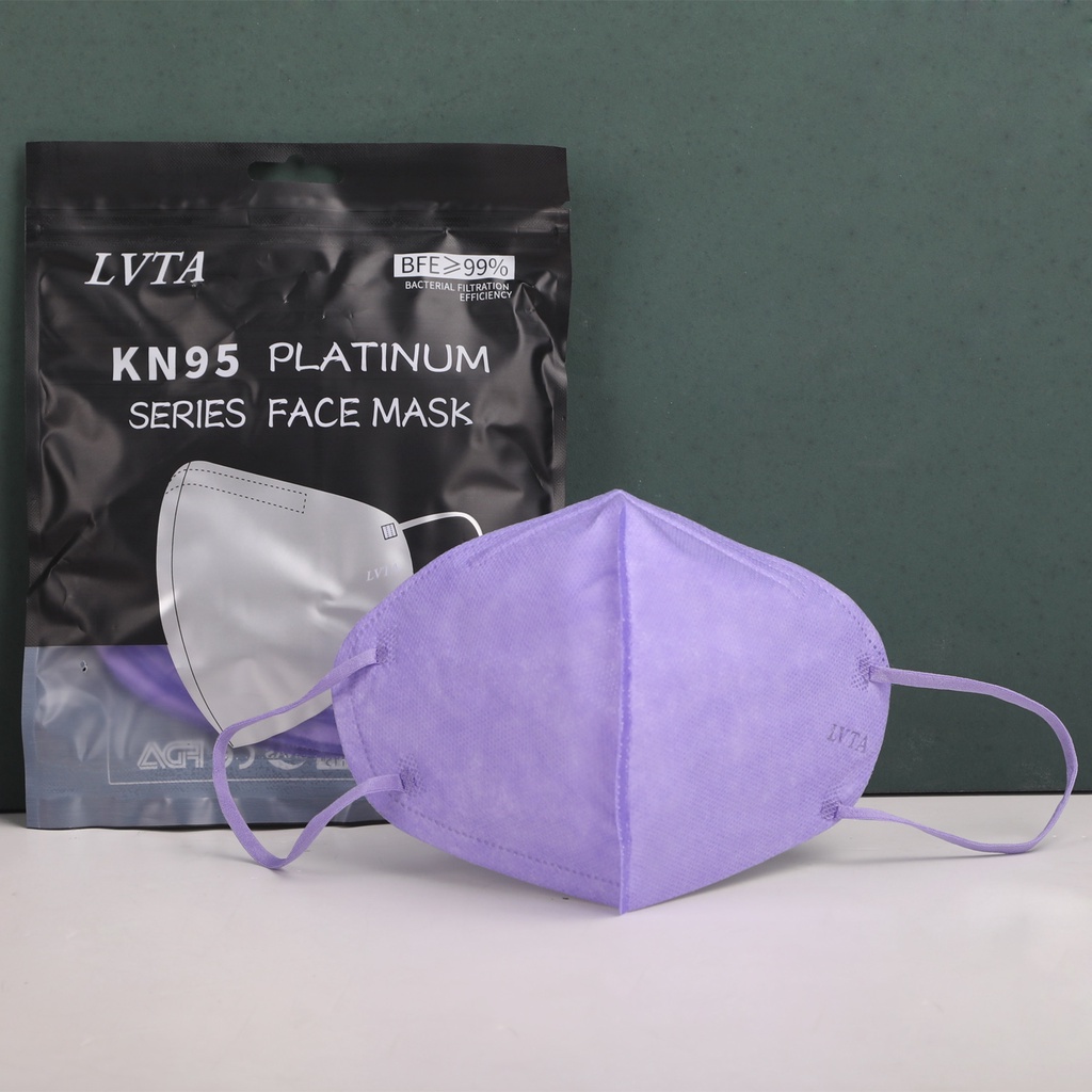 KN95 Face Mask LVTA Platinum Series KN95 Disposable Face Mask | Shopee ...