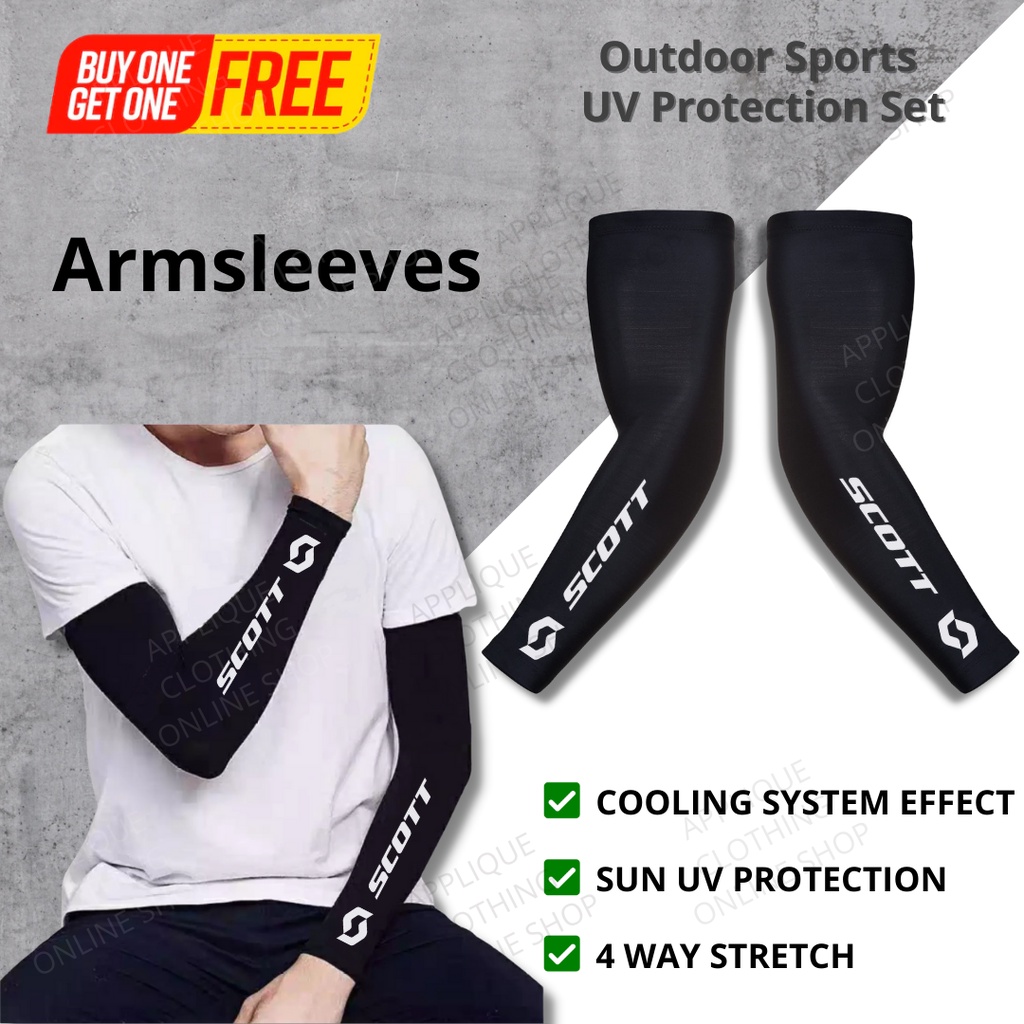 Trendy Arm Sleeves (1 PAIR) COVER FOR RIDING GEAR / UV PROTECTION WITH ...