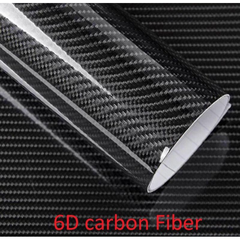 6D High GLOSSY CARBON FIBER STICKER 30cm x 50cm | Shopee Philippines
