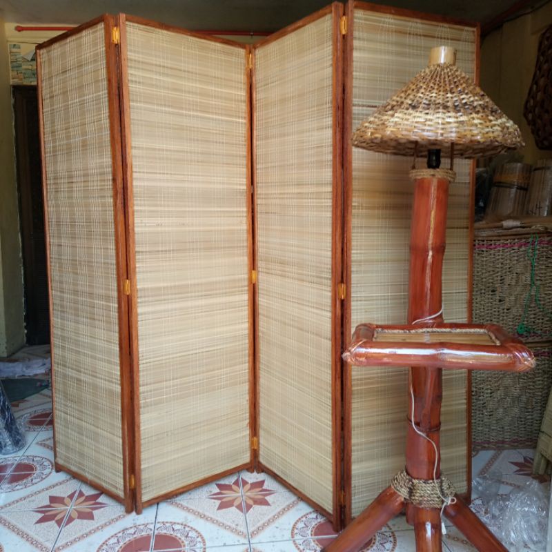 DIVIDER MOVEABLE with WHEELS/ROOM SHADES/PARTITION BIG/4PANELS 6FT H ...