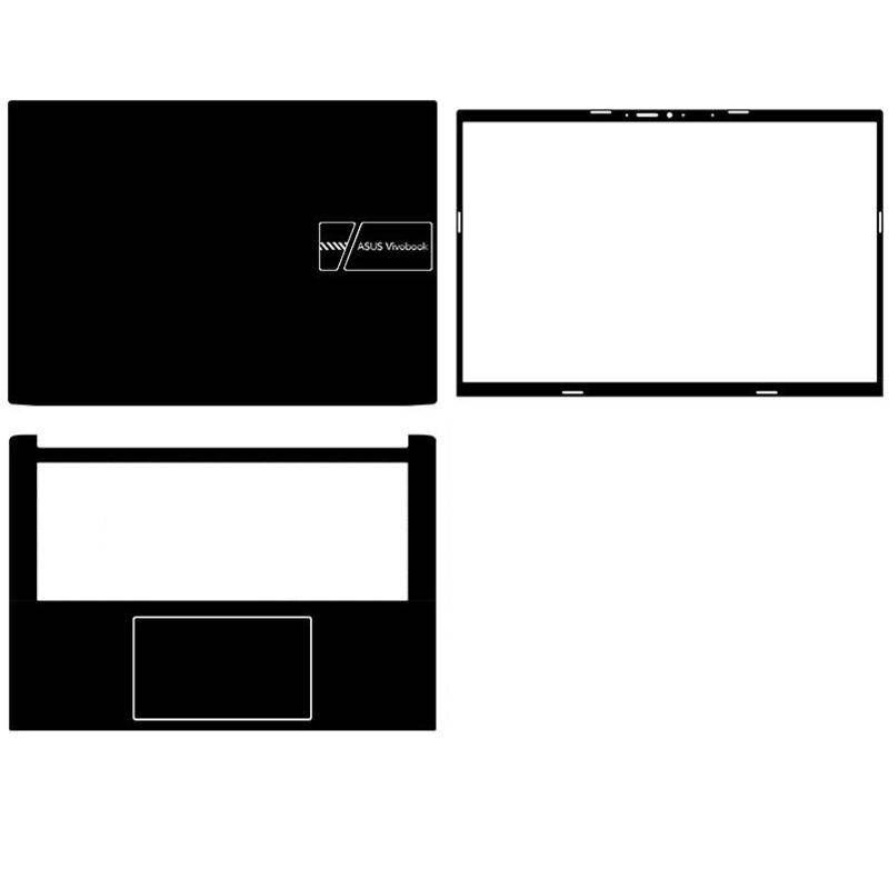 3PCS Skin Sticker Cover Case Protection Film For 2021 ASUS Vivobook Pro ...