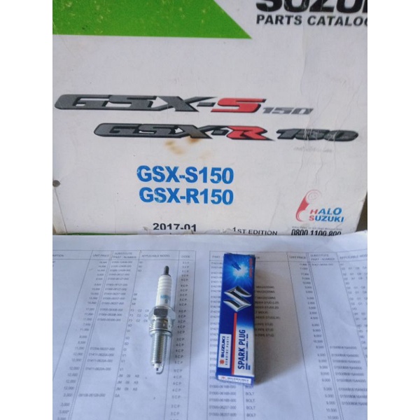 Original MR 8 E spark plug Suzuki gsx150 Fu fi injection | Shopee ...