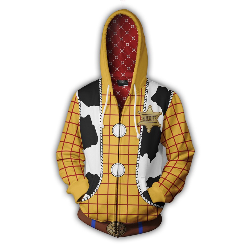 Toy Story Costume For Adult Buzz Lightyear Woody Jacket For Men Western ...