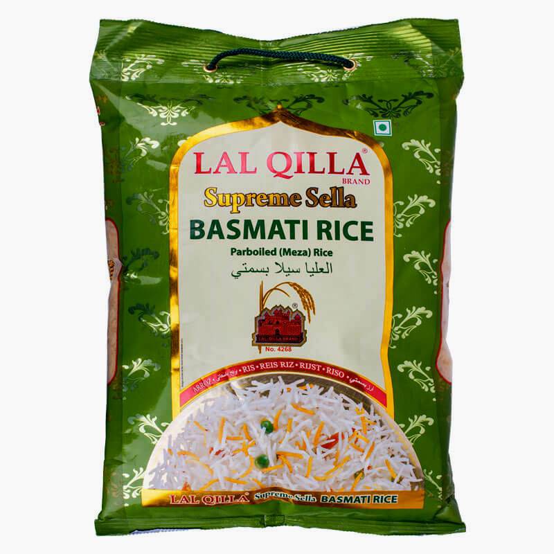 LAL QILLA SUPREME SELLA GOLDEN/CREAM BASMATI RICE (5KG) | Shopee ...