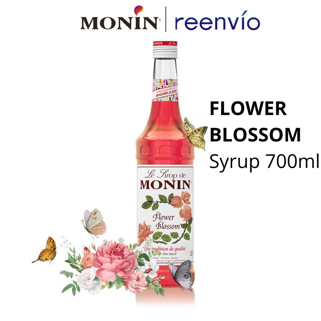 Monin Syrup Flower Blossom 700ml (Delicate Rose and Flowers) | Shopee Philippines