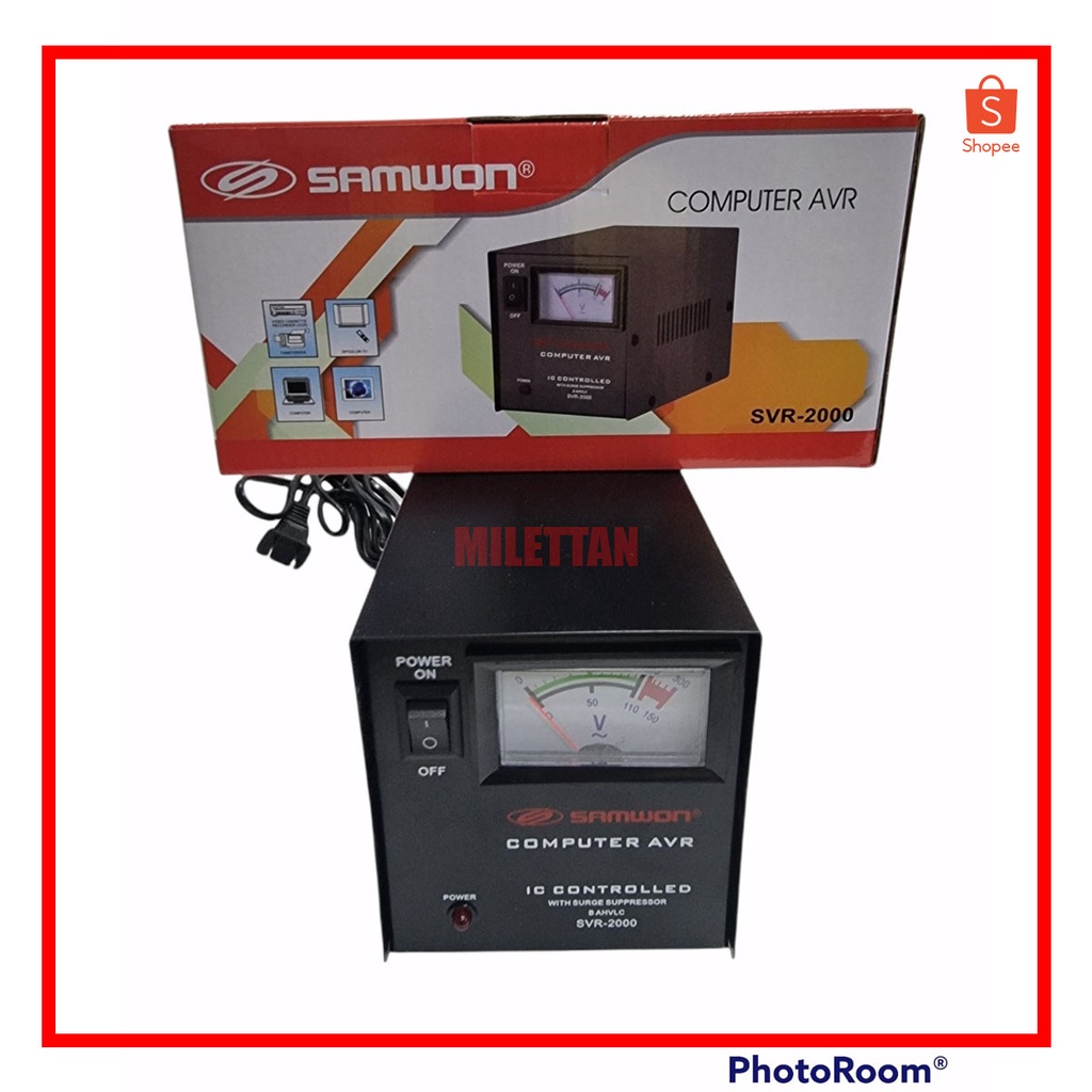 SAMWON SVR-2000 AVR 2000WATTS FOR COMPUTER | Shopee Philippines