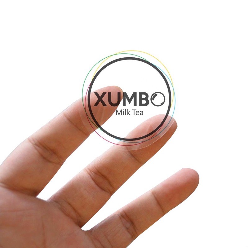 Customized Clear Stickers for Milk Tea Cup Labels | Machine Cut (Kiss ...