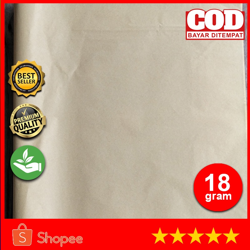 Tissue Paper Shop SEMI Light Brown Color 18 GSM Size 40X40 Contents 100 ...