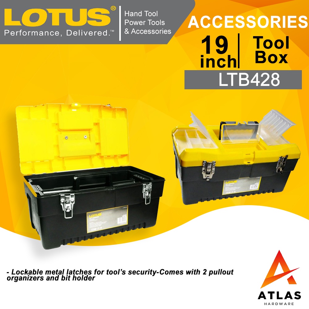 Lotus Tool Box LTB428 (19inches) | Shopee Philippines