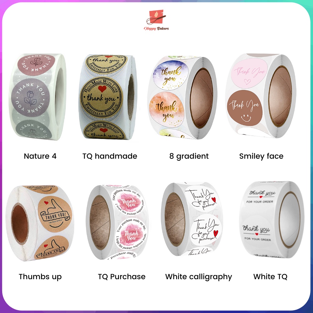 Thank You Labelling Stickers Series 1 For Appreciation Farewell School ...