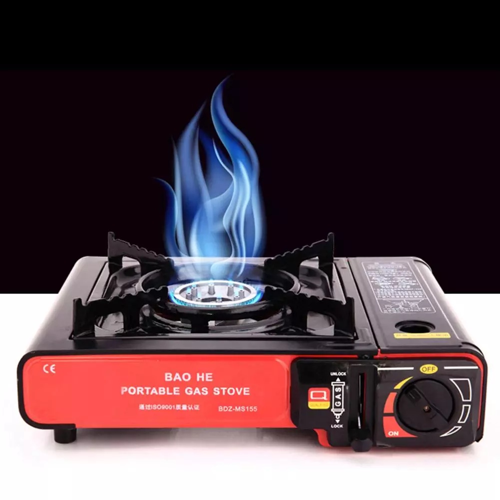 2 in 1 Gas Stove Mini Camping Portable Butane Gas Stove Outdoor ...