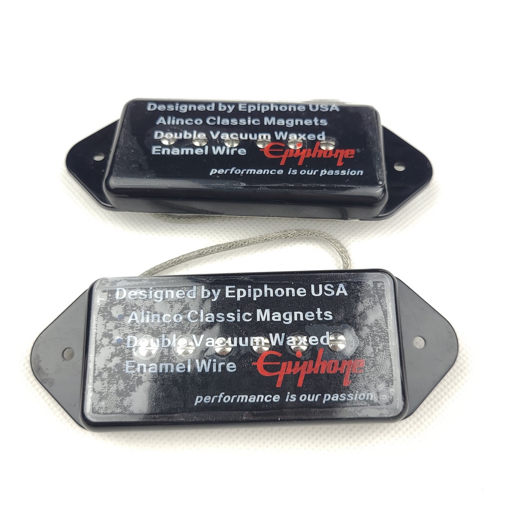 HS-Epiphone Black Alnico Pickups Low Gauss Iconic Sound P90 Dogear ...