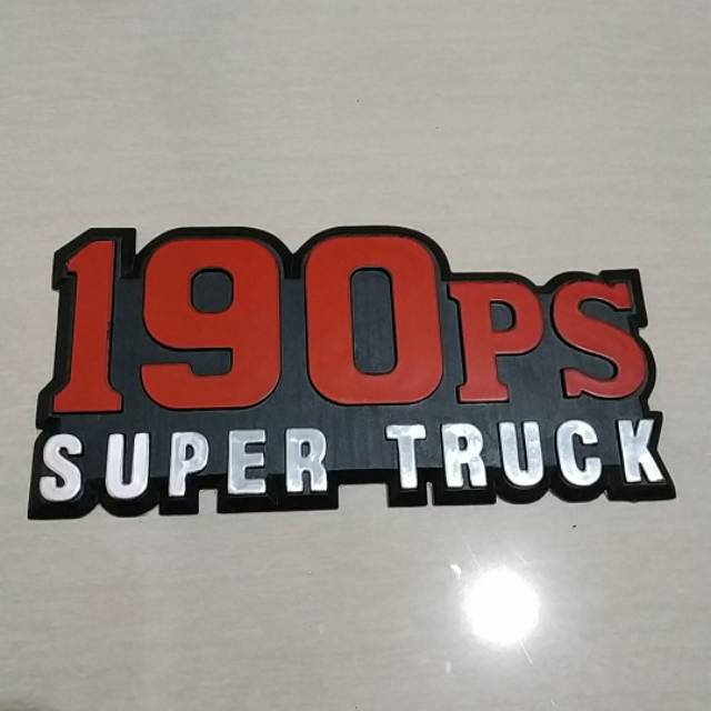 Ps190 190PS Super Truck Logo Emblem | Shopee Philippines