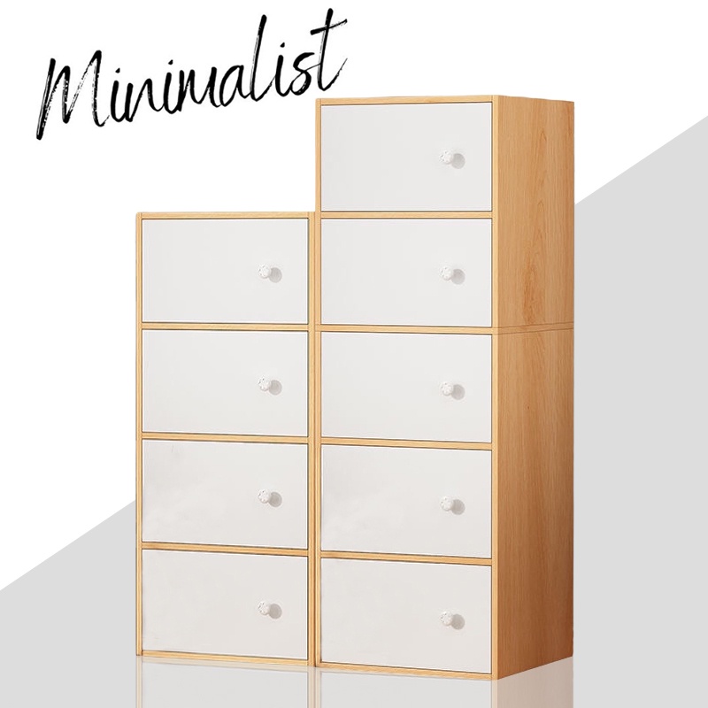 Drawer cabinet combination cabinet locker bookcase home living room ...