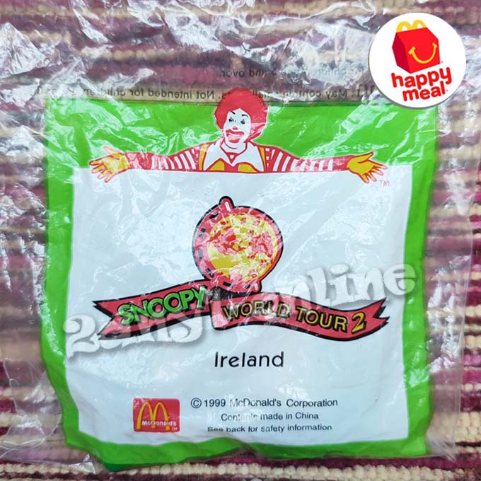 1999 Mcdo Snoopy World Tour - IRELAND (Sealed) | Shopee Philippines