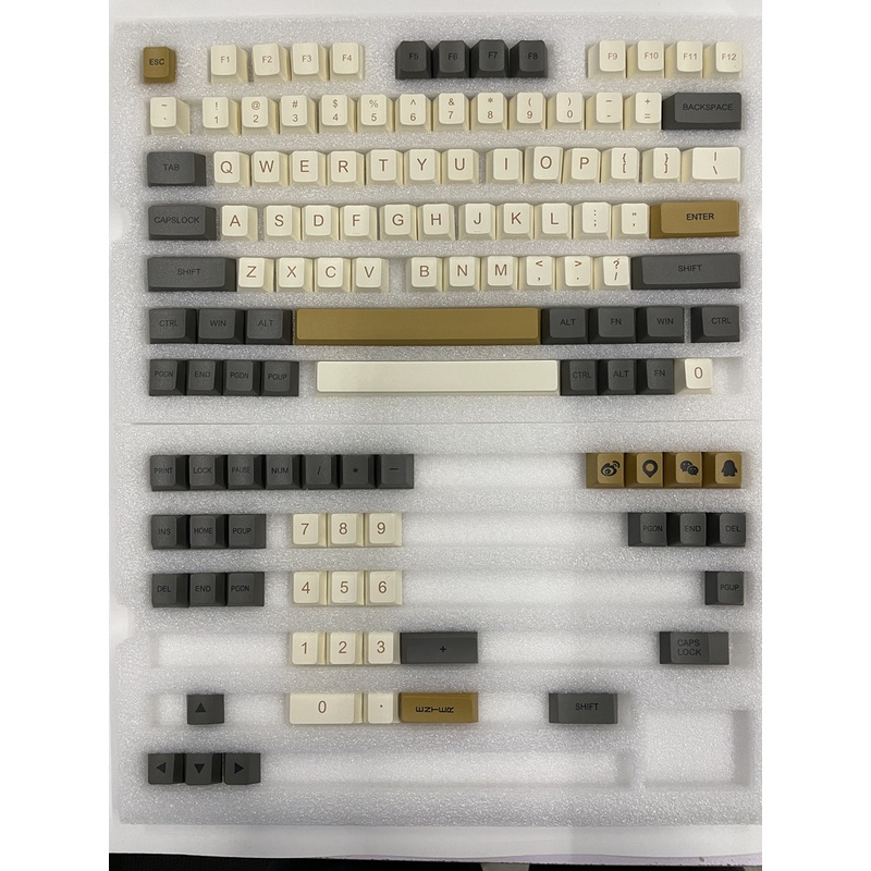 GMK dark night keycaps, 128 Keys keycaps Cherry Profile DYE-SUB ...