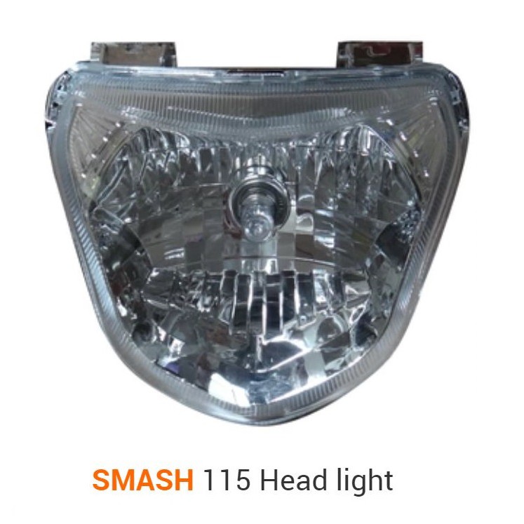 Suzuki Smash 115 Headlight Assy Lens with Bulb and Socket for Smash115 ...