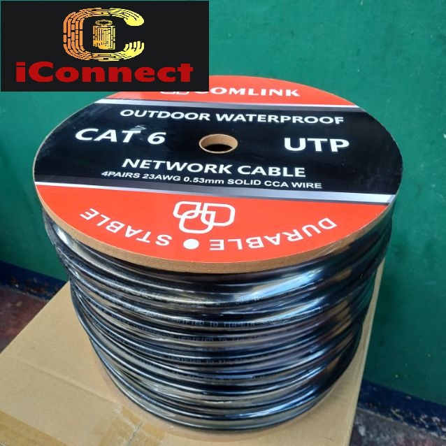 Comlink Cat6 UTP outdoor cable role 305M | Shopee Philippines