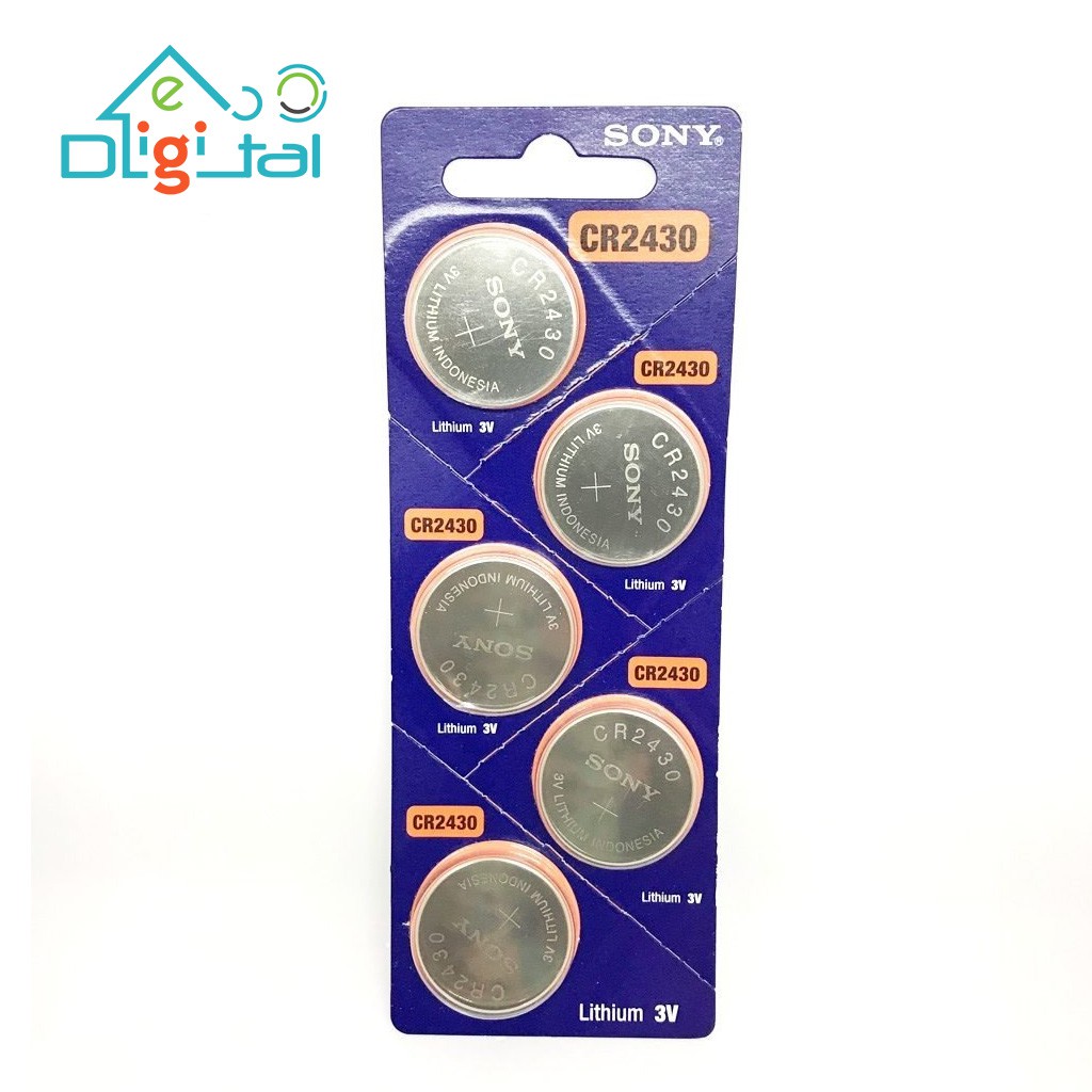 Original CR2430 Battery 3V Lithium Button Coin Cell Battery | Shopee ...