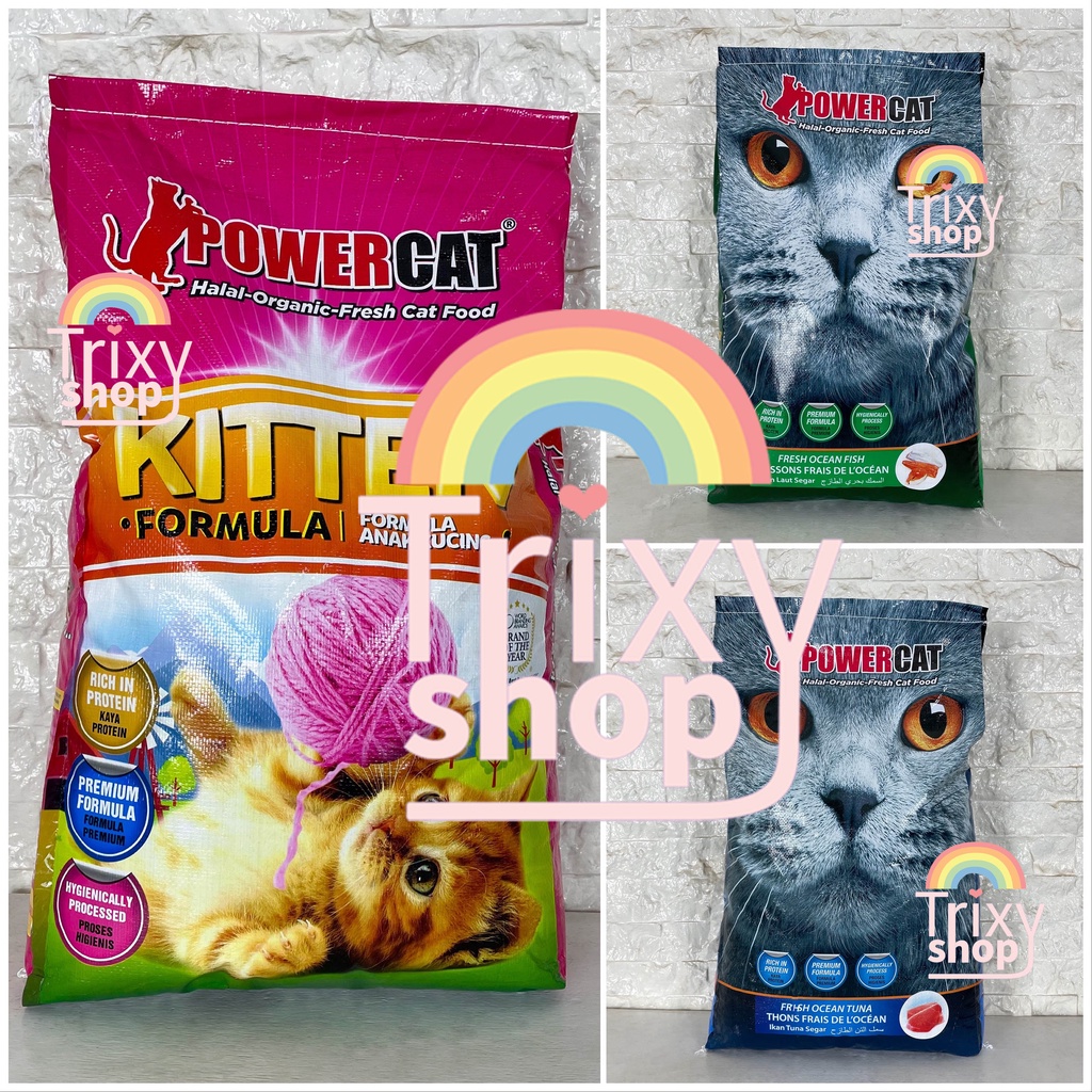 Powercat Dry Catfood 7kg & 8kg Organic Halal | Shopee Philippines