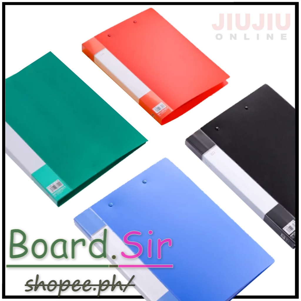 PP Folding Plastic Folder Single & Double Strong Clips File Clipboard ...