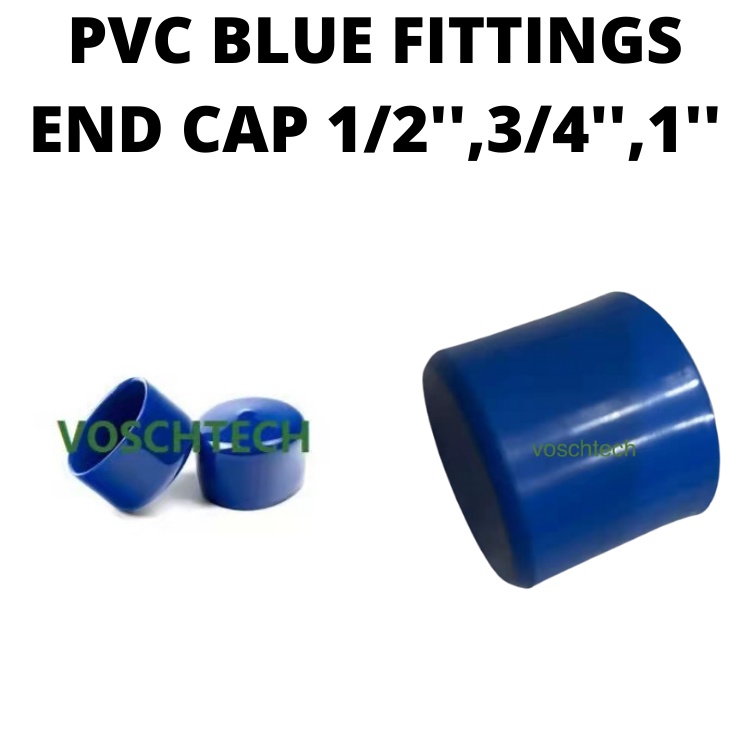 PVC BLUE FITTINGS END CAP 1/2'',3/4'',1'' | Shopee Philippines