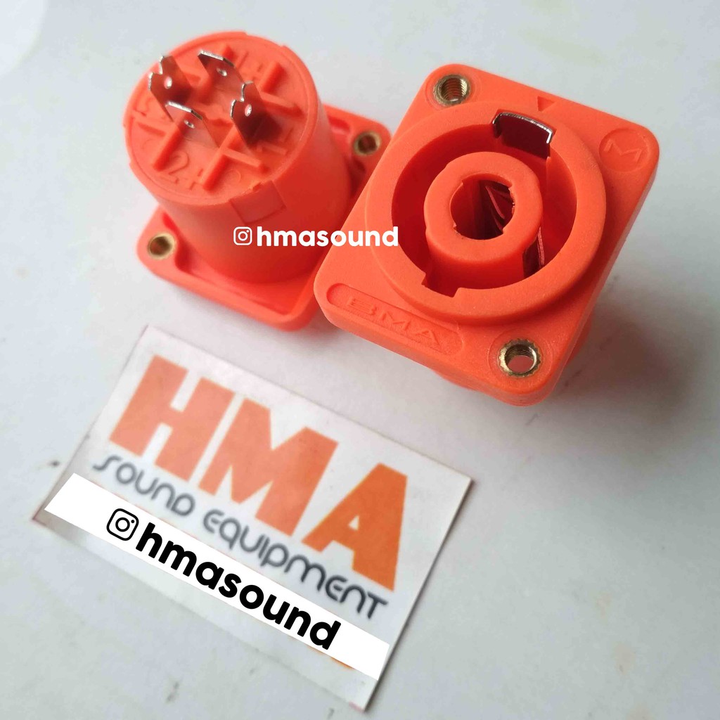 Original BMA Orange Speakon Speakon Socket | Shopee Philippines