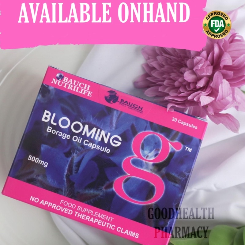 Blooming G Borage Oil Capsule Sold Per Box | Shopee Philippines