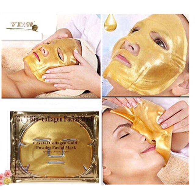 Collagen Crystal Facial Mask Gold Bio-Collagen Facial Mask Crystal ...