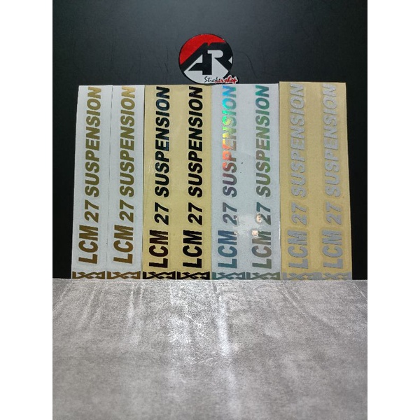 Shock bottom Sticker LCM 27 suspension cutting | Shopee Philippines