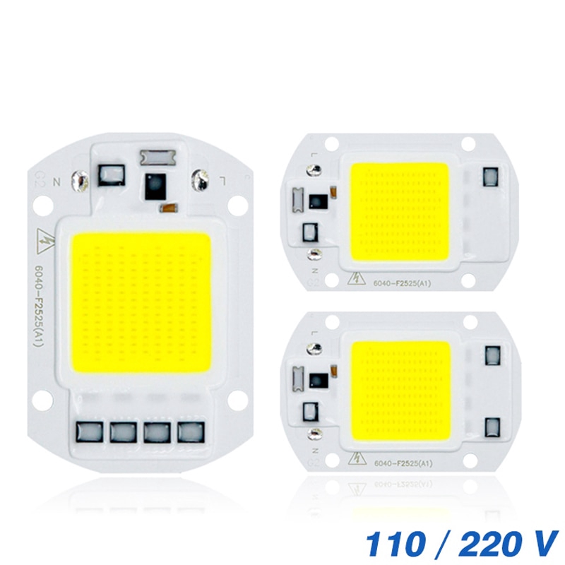 COB LED Chip 50W 110V 220V 10W 30W 20W 10W Smart IC Fit For DIY Outdoor LED Flood Light No need ...