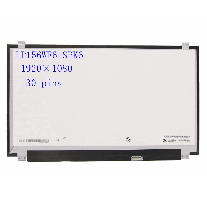 15.6"inch IPS Lcd screen display LP156WF6-SPK3 SPK6 fit LP156WFC-SPP1 ...