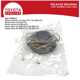 Toyota Genuine Release Bearing for Innova / Fortuner / Hiace / Hilux ...