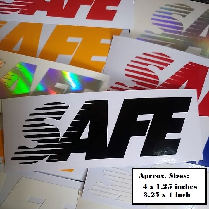 SAFE decal / stickers for cars and motorcycles | Shopee Philippines